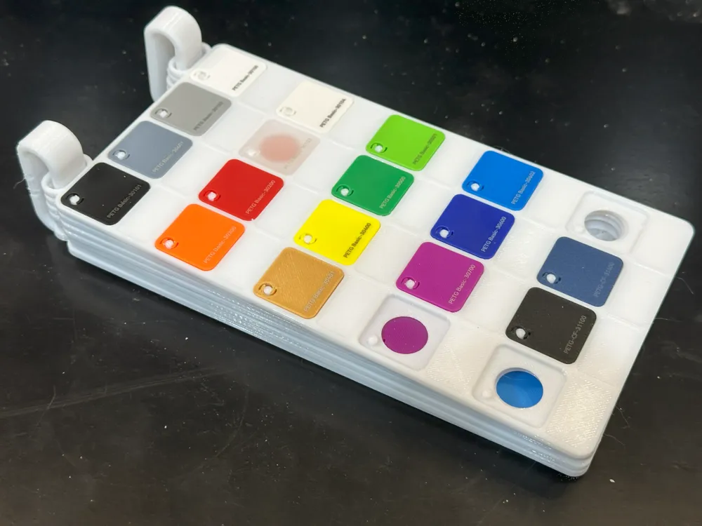 Filament Swatch System - Bambu Swatch Frame by ErgoX8 MakerWorld ...