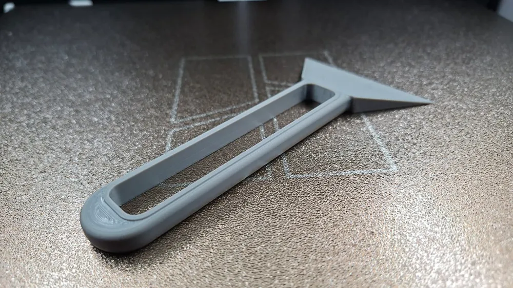 Plastic H2S door handle scraper [NO HARDWARE] by Marinade MakerWorld ...
