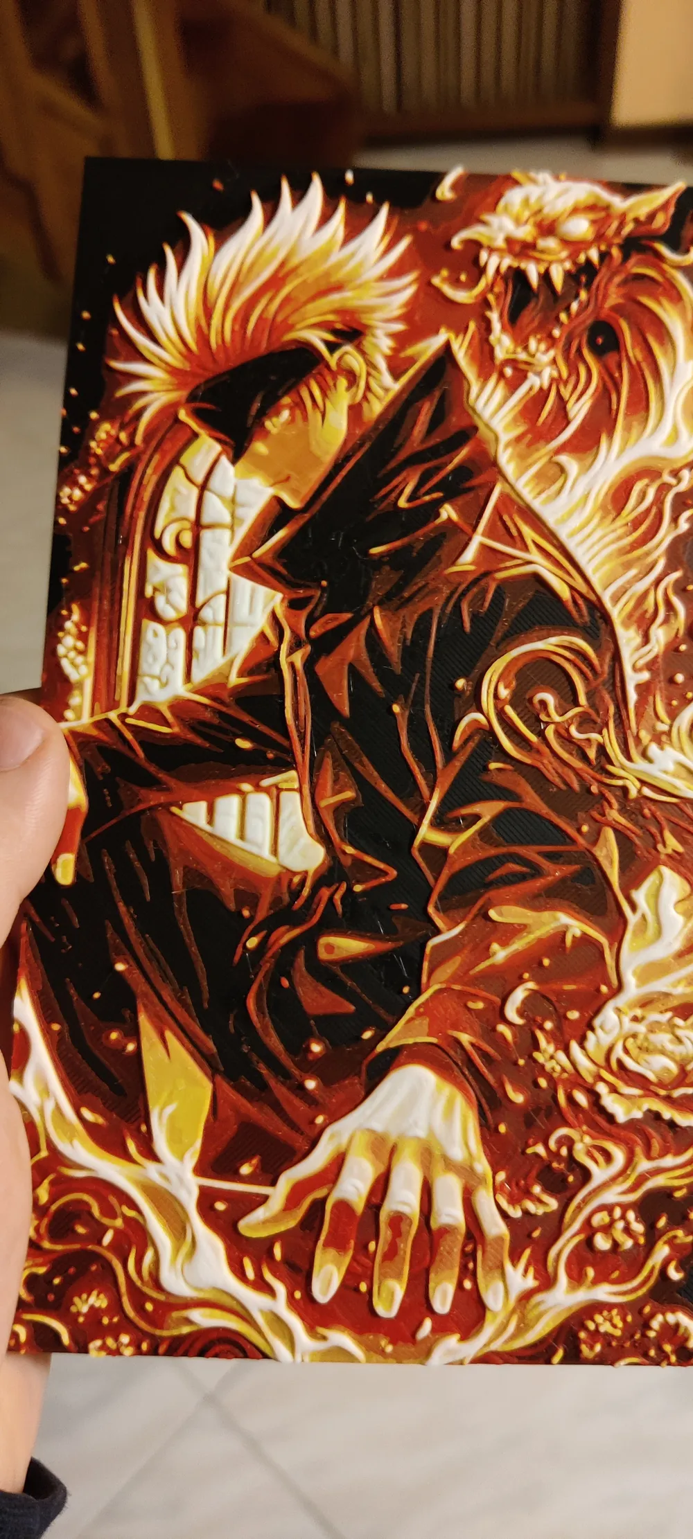 Satoru Gojo Hueforge - Free 3D Print Model - MakerWorld