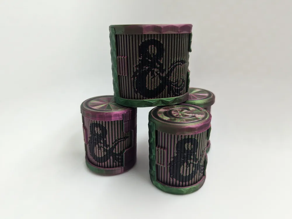 Customizable DND Miniature Shutter Box V2 - Free 3D Print Model ...