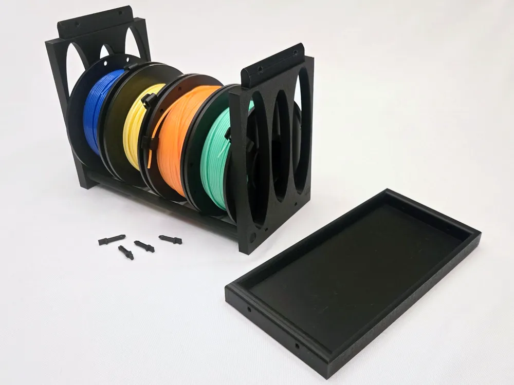Mini Filament Rack 200g / ~120mm spools by robrmg - MakerWorld