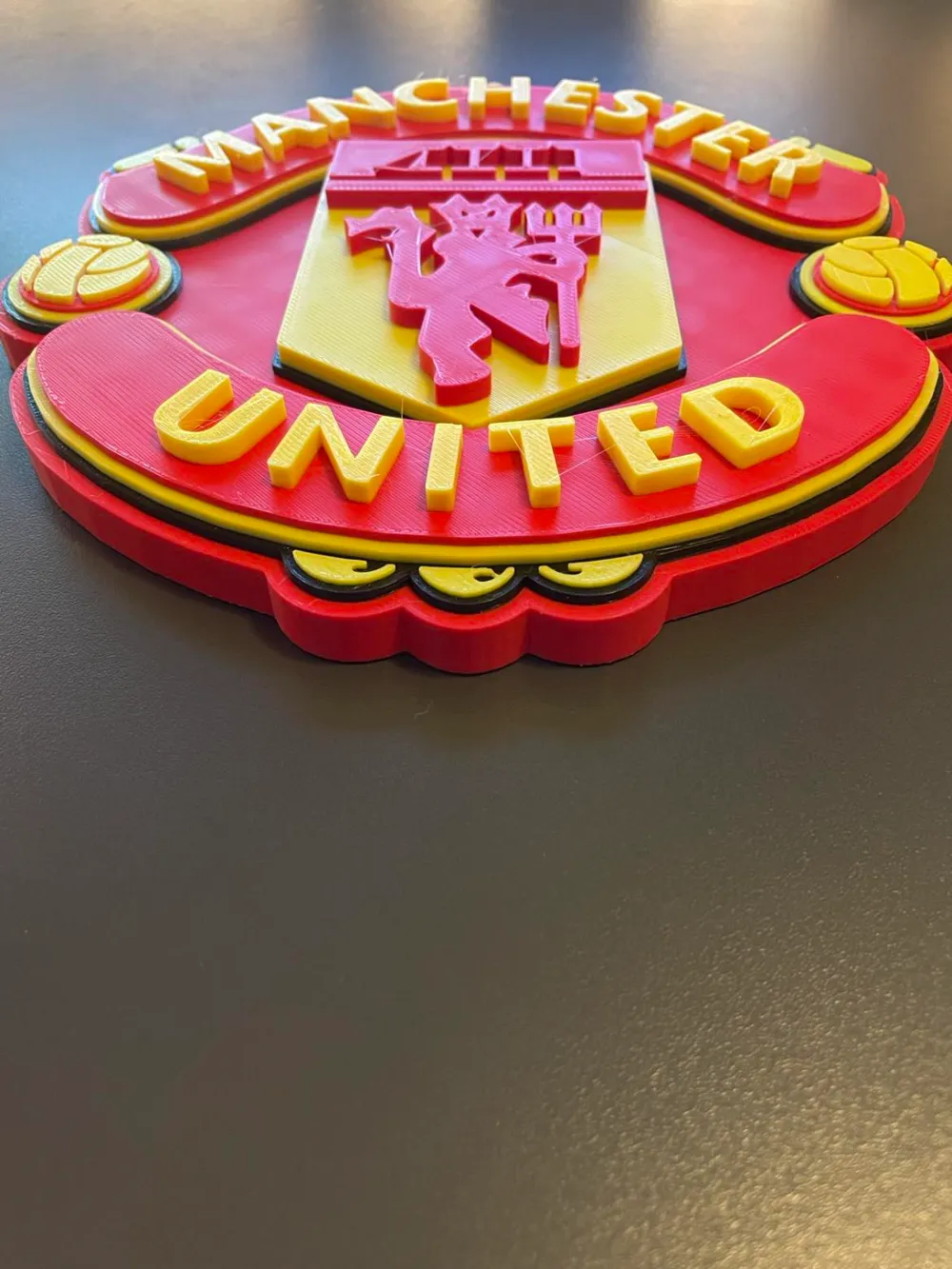 Manchester United Logo - Free 3D Print Model - MakerWorld