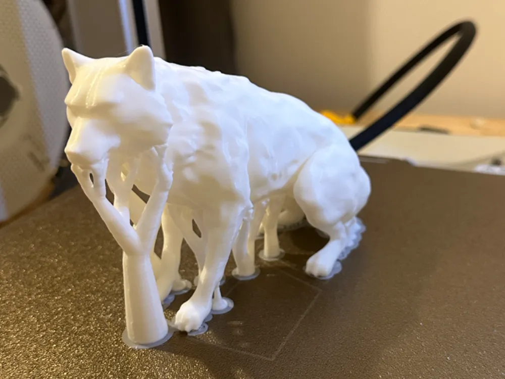 wolf - Free 3D Print Model - MakerWorld