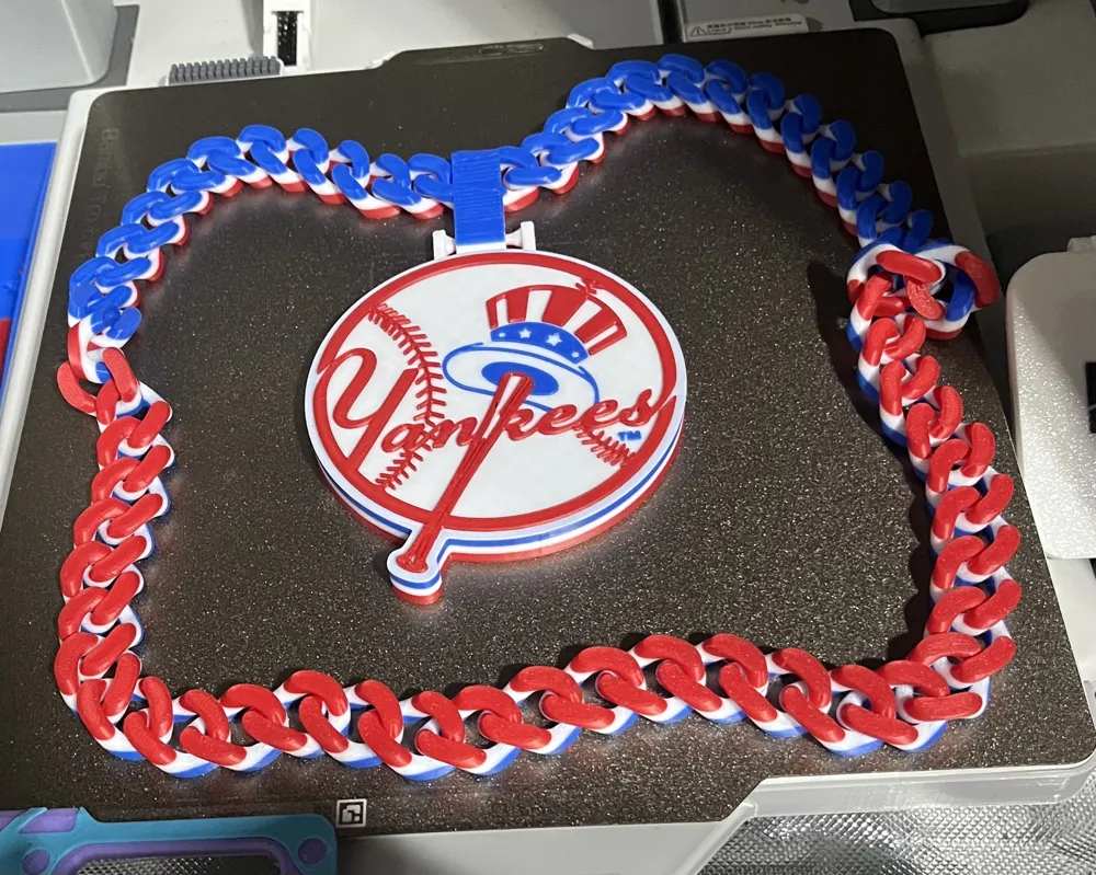 New York Yankees Chain - Free 3D Print Model - MakerWorld
