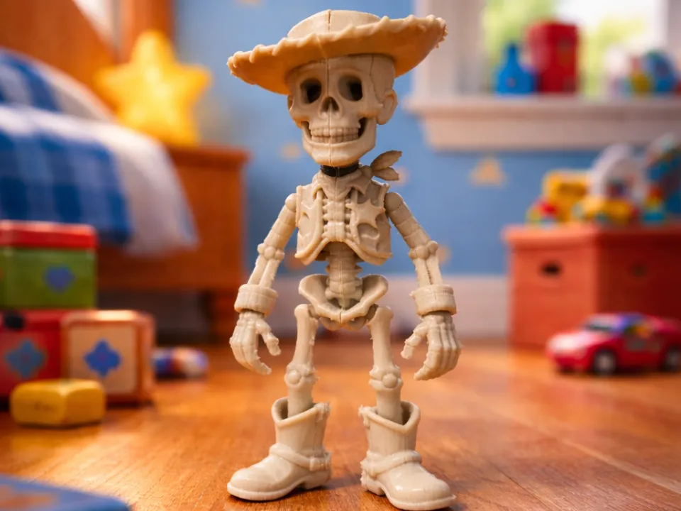 Woody Skeleton - Toy Story - Free 3D Print Model - MakerWorld