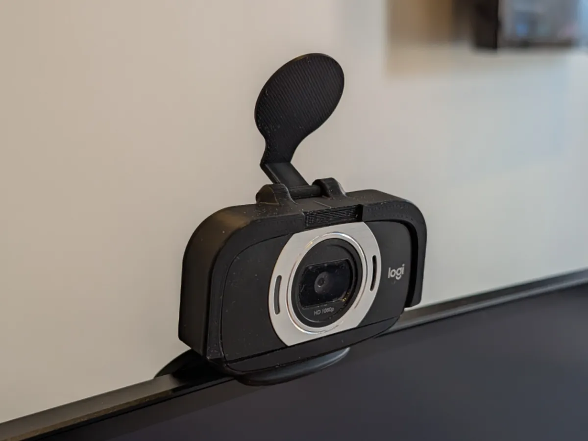 Logitech C615 Webcam Privacy Shutter - Free 3D Print Model - MakerWorld