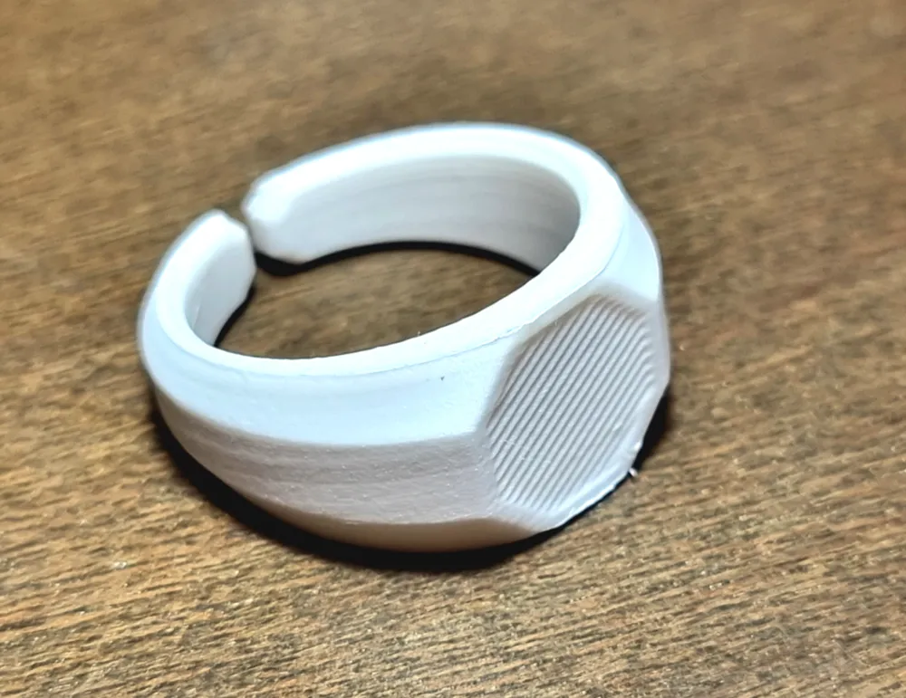 octagonal flat ring by pontolix - MakerWorld