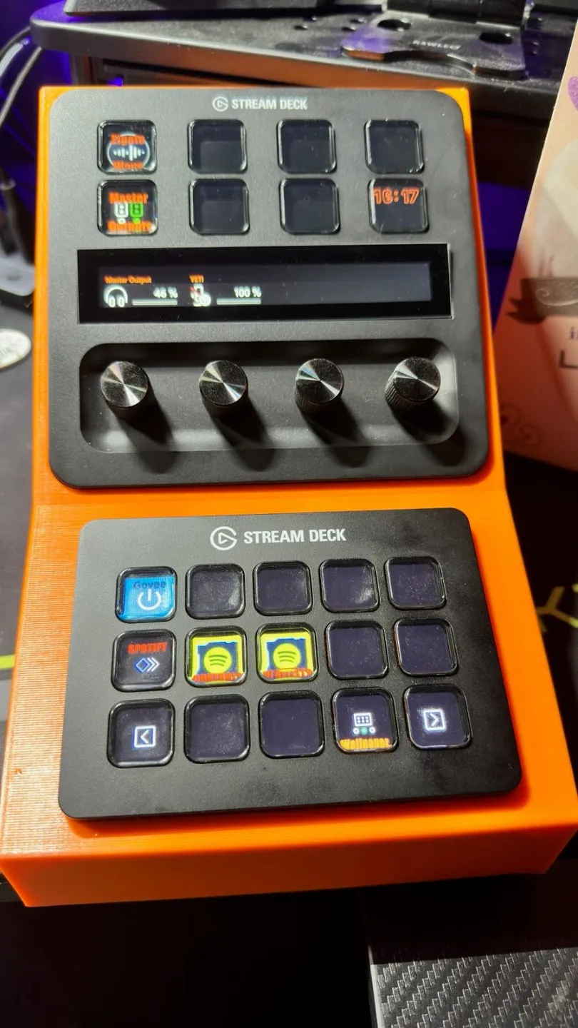 Stream Deck Holder X2 by SS3DE - MakerWorld