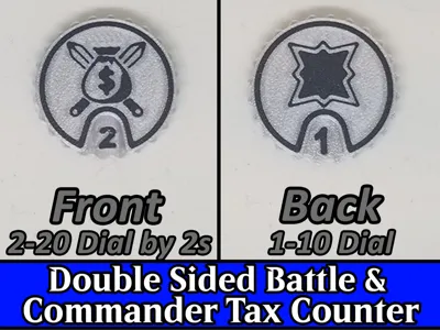 Double Sided MTG Counters | Collection - MakerWorld