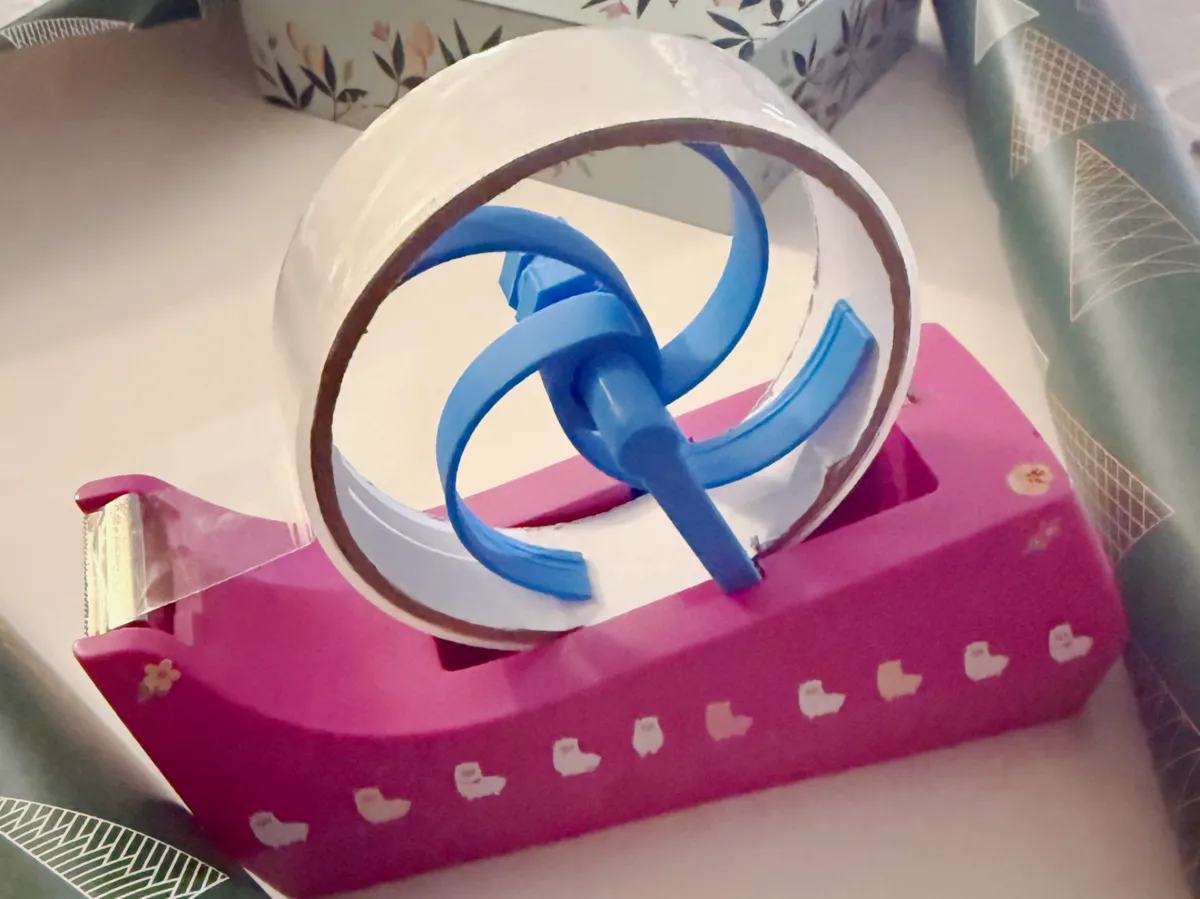 Scotch tape dispenser (3M39840) cellotape adaptor - Free 3D Print Model ...