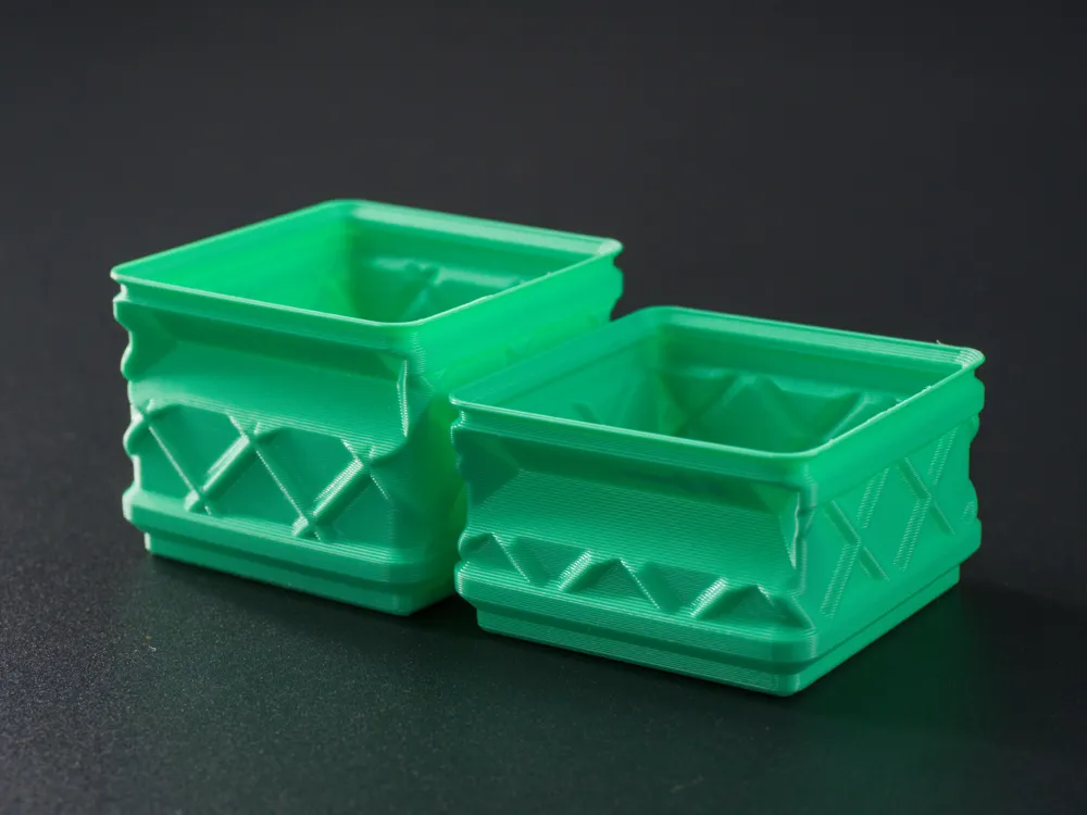 Gridfinity 1x1 Vase Mode Bins with Label Option - Free 3D Print Model ...