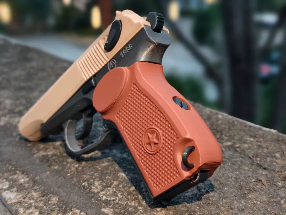 Makarov PM Toy pistol WWII(No move or launch) - Free 3D Print Model ...