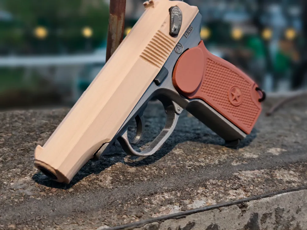 Makarov PM Toy pistol WWII(No move or launch) - Free 3D Print Model ...