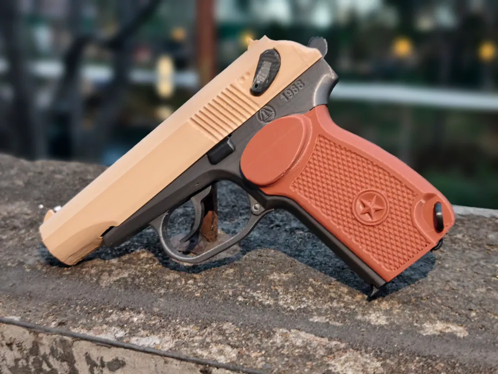 Makarov PM Toy pistol WWII(No move or launch) - Free 3D Print Model ...