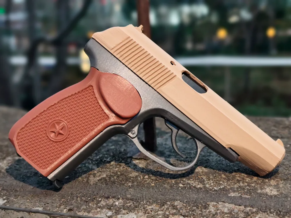 Makarov PM Toy pistol WWII(No move or launch) - Free 3D Print Model ...
