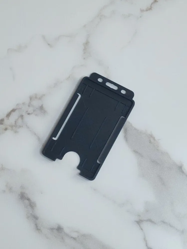 One-Sided Slim Card Holder (2 Cards) - Free 3D Print Model - MakerWorld