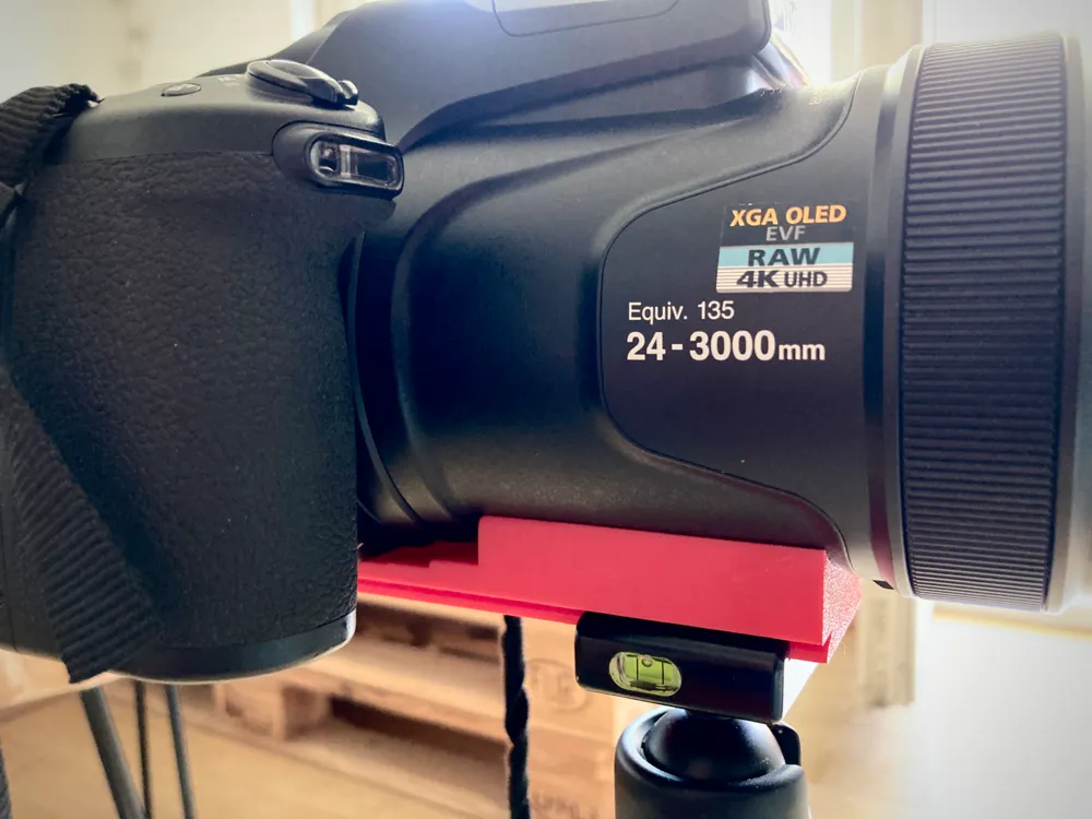 Nikon P1000 Camera Holder - Free 3D Print Model - MakerWorld