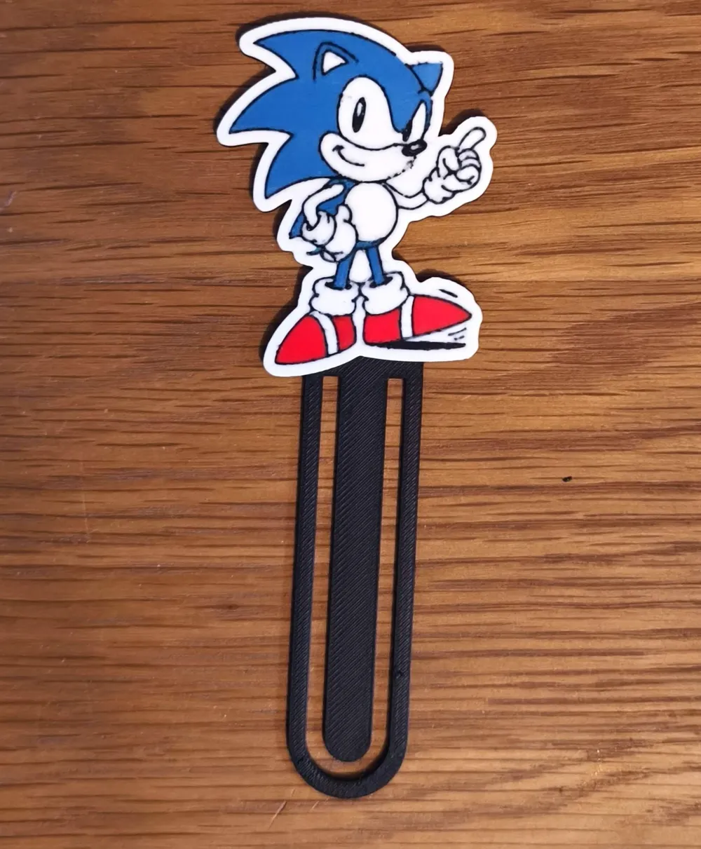 Sonic the Hedgehog Bookmarks x4 by Spennolio - MakerWorld