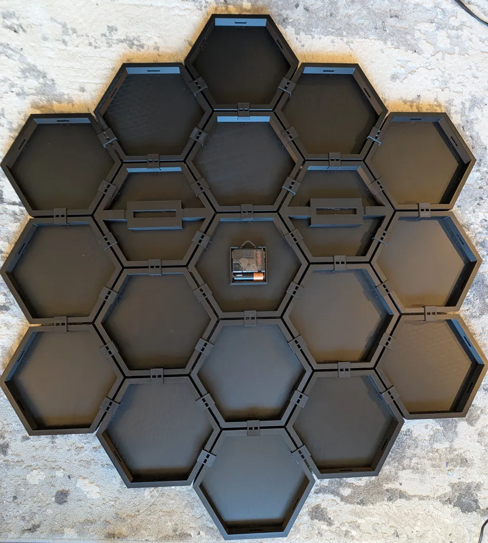 James Webb Inspired Wall Clock - Free 3D Print Model - MakerWorld