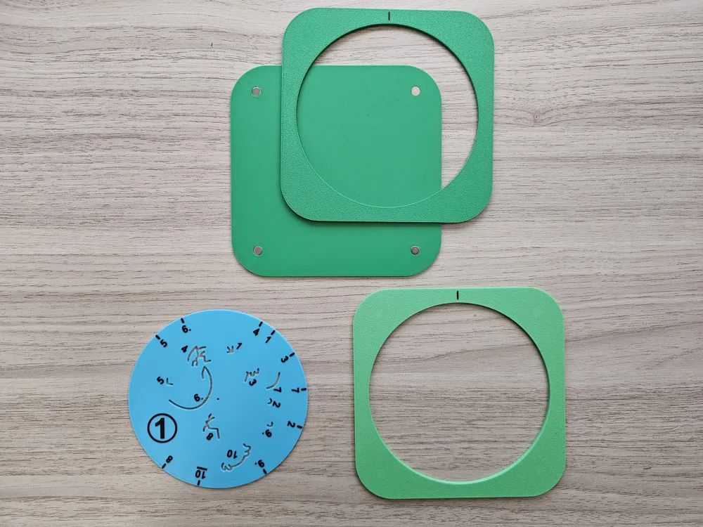 Plantilla giratoria para dibujo - Twist Art 1 Pollito por THIMM1MakerWorld: Descarga Modelos 3D ...