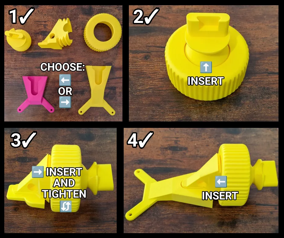 VESA 75 Swivel Mount for Webcams, Phones, and More Remixed by ...