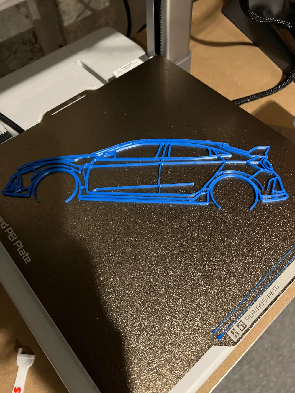 Honda Civic Type R FK8 silhouette ART by RedLine - MakerWorld