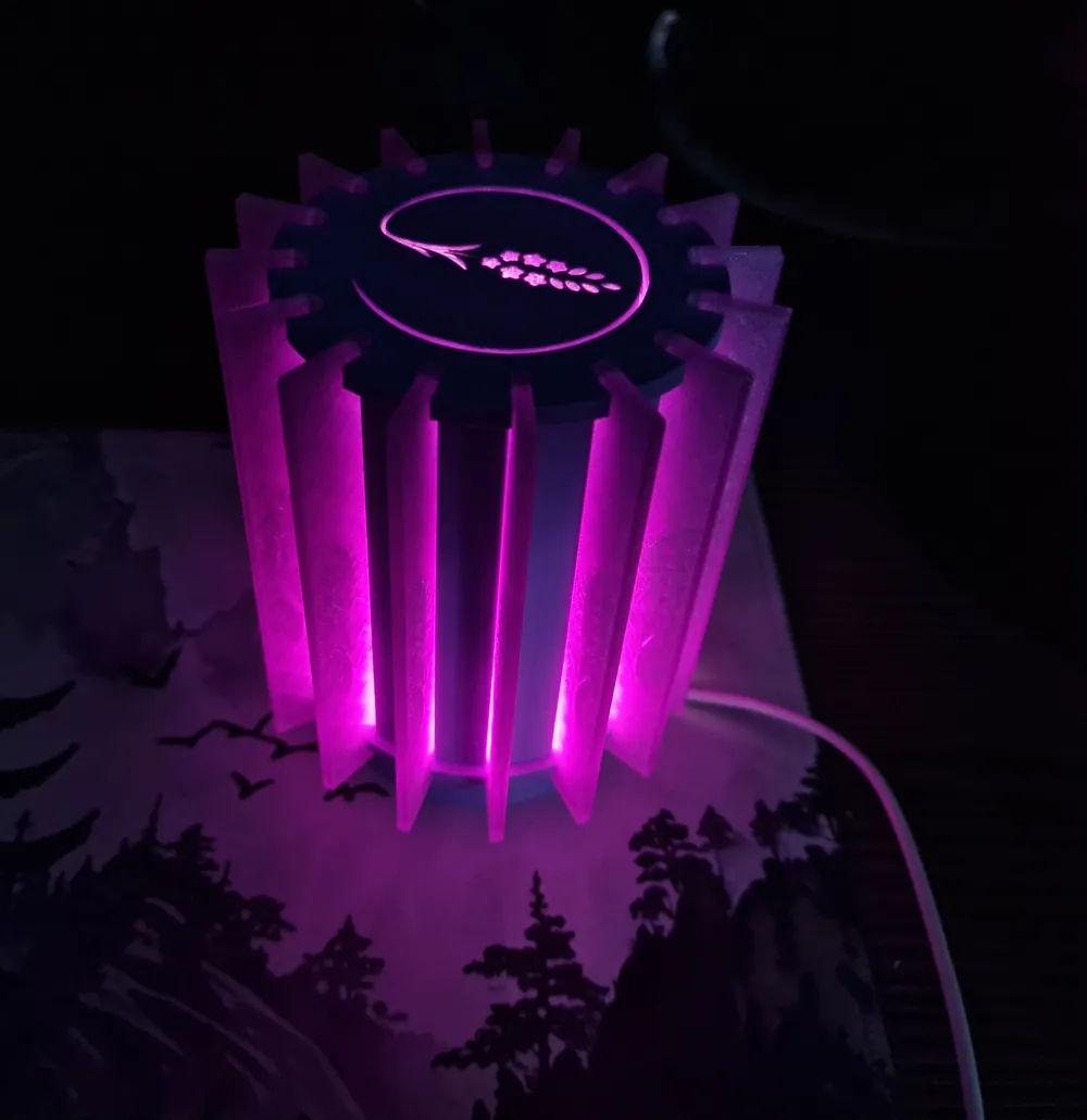 Lavender LED night lamp by adam0492 MakerWorld: Download Free 3D Models