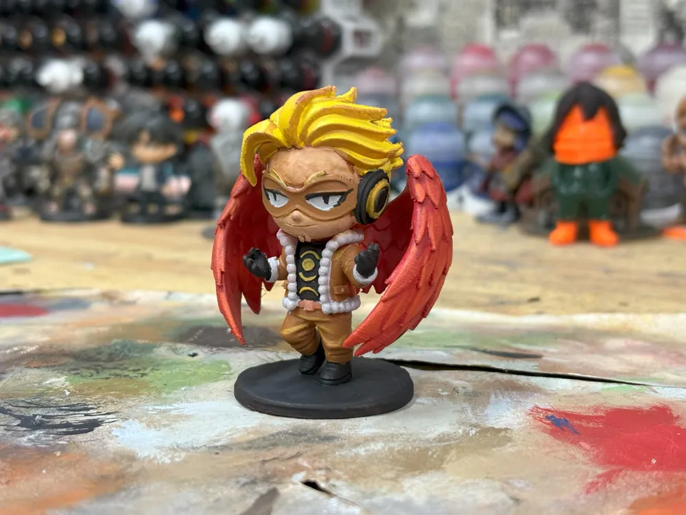 Keigo Takami Hawks Chibi My Hero Academia Figure - Free 3D Print Model ...