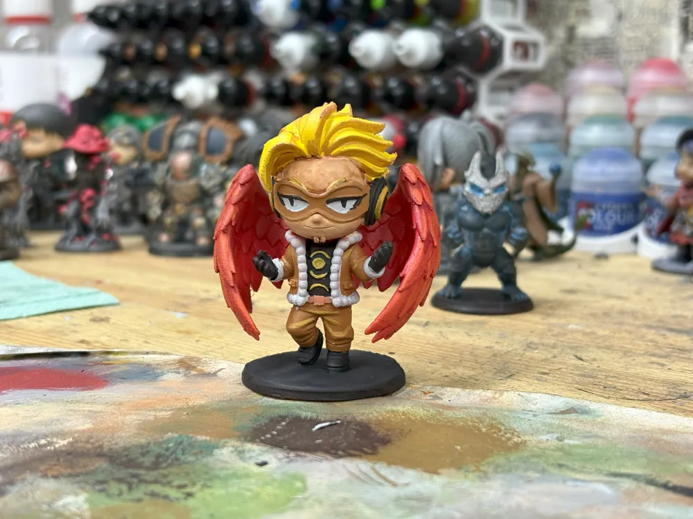 Keigo Takami Hawks Chibi My Hero Academia Figure by Redsing_ART ...