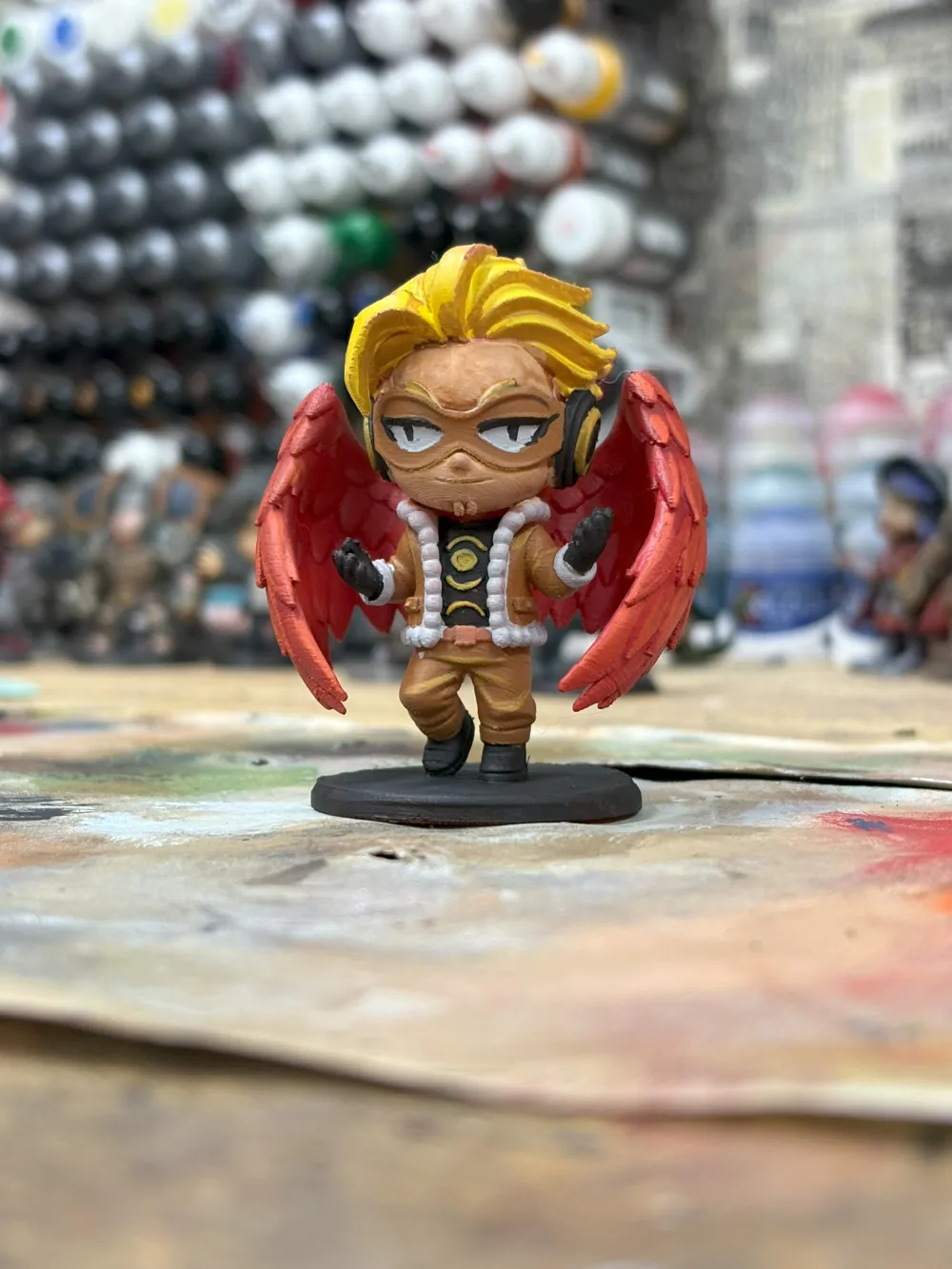 Keigo Takami Hawks Chibi My Hero Academia Figure by Redsing_ART MakerWorld: Download Free 3D Models