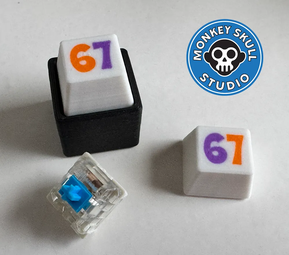 67 Dual / Single Key Clicker Fidget - Free 3D Print Model - MakerWorld