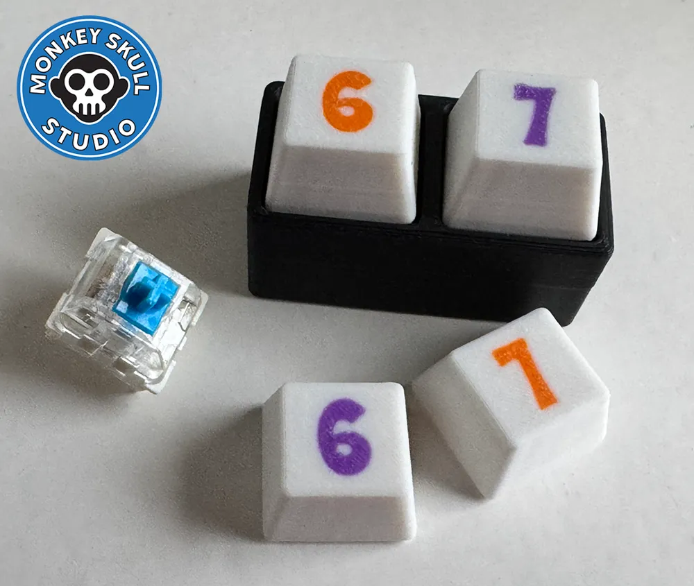 67 Dual / Single Key Clicker Fidget - Free 3D Print Model - MakerWorld