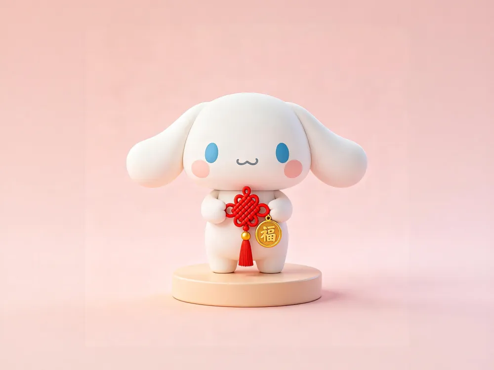 Cinnamoroll Holding a Chinese Knot - Chinese New Year Special Edition ...