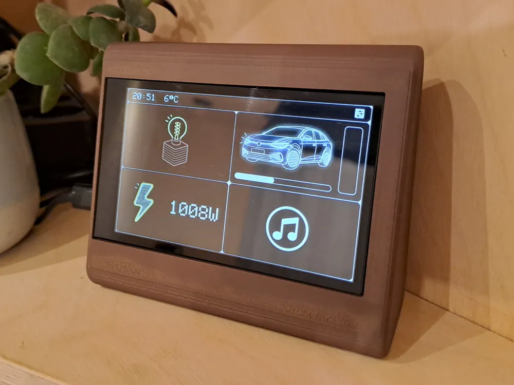 Arduino giga dsiplay shield display stand - Free 3D Print Model ...
