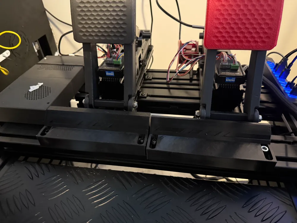 FFB Pedal Heelrest - Sim Racing by ZeroKewl - MakerWorld