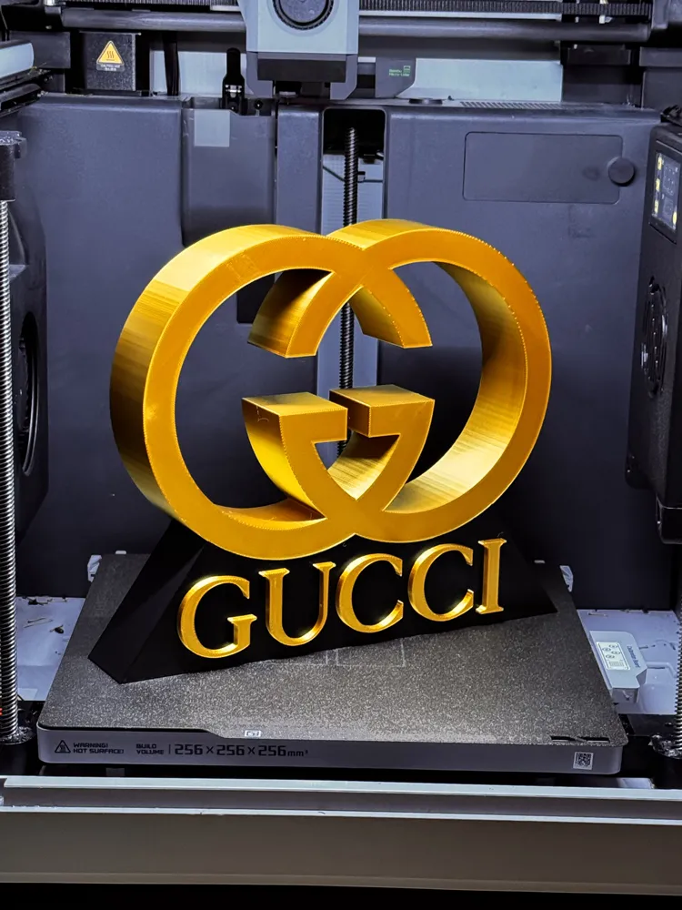 Decorative Gucci logo by RE3D Prints & Laser Engraving MakerWorld ...