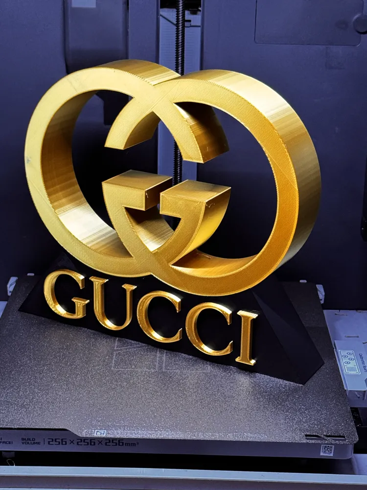 Decorative Gucci logo by RE3D Prints & Laser Engraving MakerWorld ...