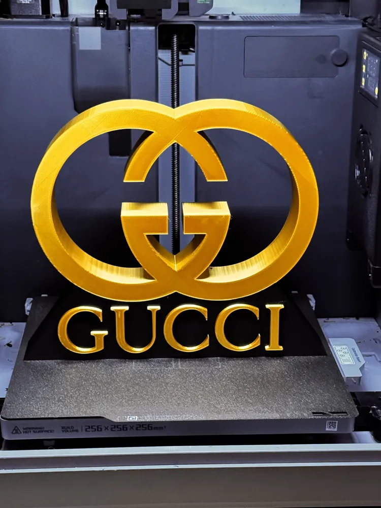 Decorative Gucci logo by RE3D Prints & Laser Engraving MakerWorld ...