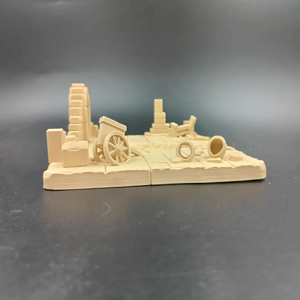 Battlefield Ruins – RPG & DnD Scenery - TTRPG D&D by drakeforge3d ...