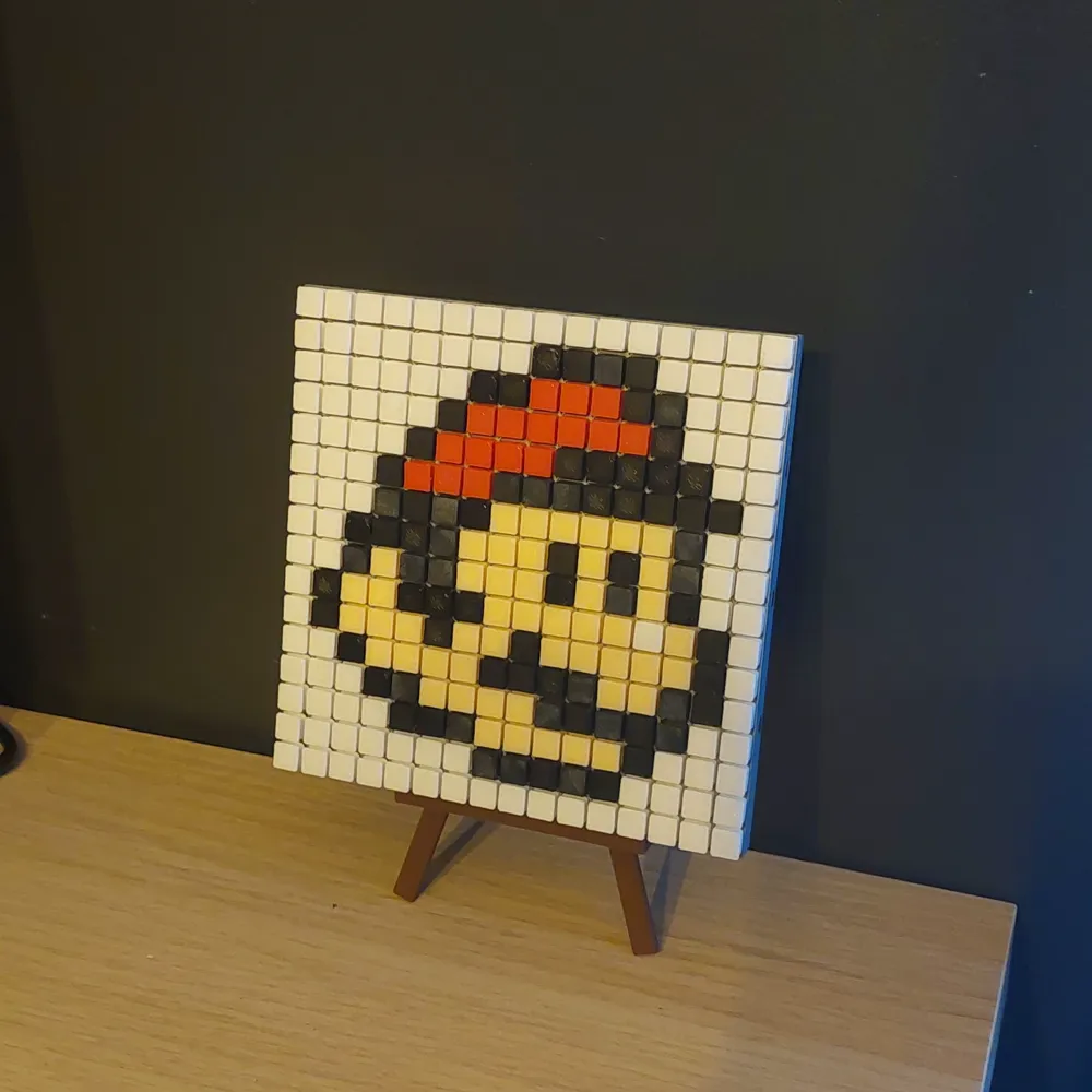 Pixel Art - Mario - 16x16 by piersonnico - MakerWorld