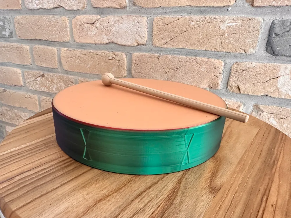 Tambourine with Mallet - Free 3D Print Model - MakerWorld