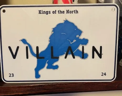 Lions License Plate by Hyderphone - MakerWorld