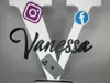 3D Name Sign - Vanessa - Free 3D Print Model - MakerWorld