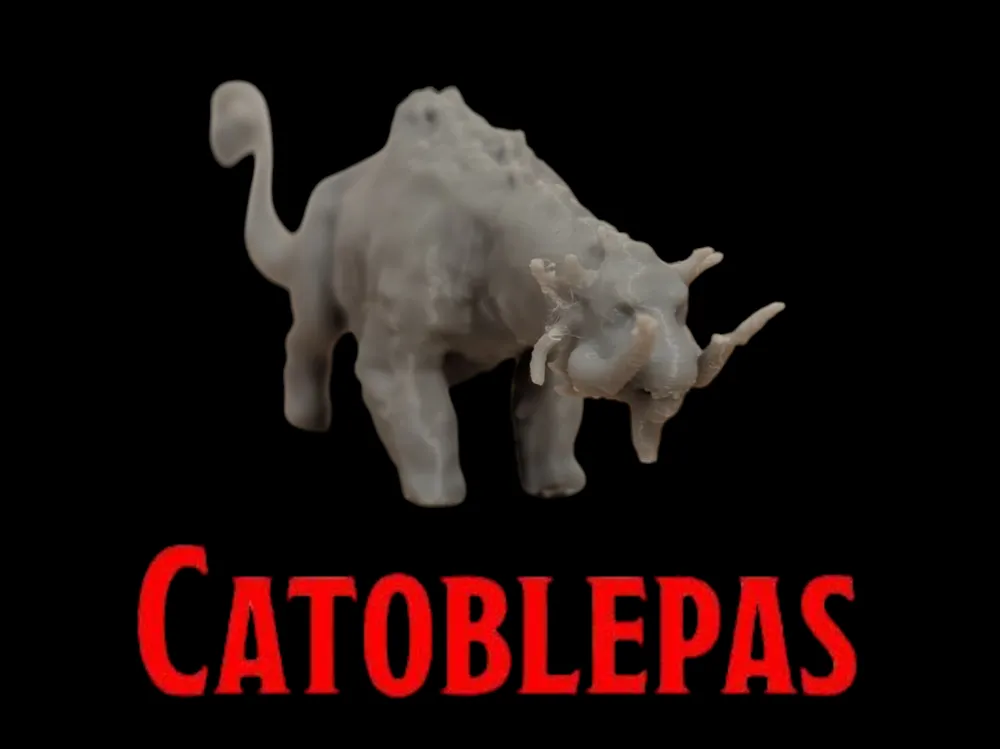 DnD Catoblepas Miniature by MikeGyver - MakerWorld