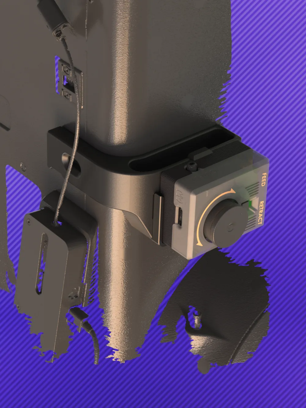 TPU Feed Assist Module Low Profile Housing - MIM - Free 3D Print Model ...