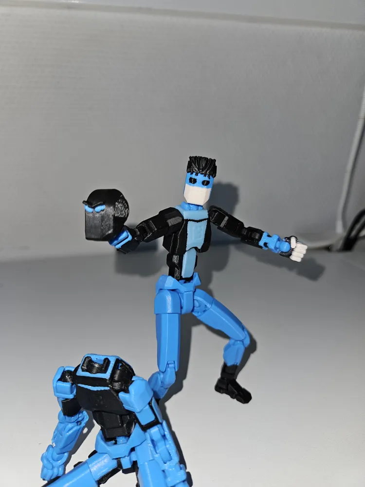 Dummy 13 Traje azul invencible por DN prints MakerWorld: Descarga ...