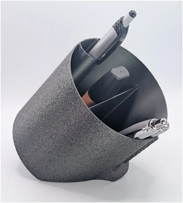 Angled Vertical & 45° Pen Holder – Desk Organizer - Free 3D Print Model ...