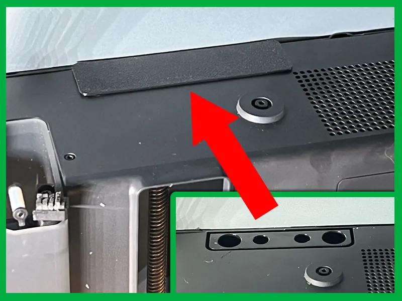 Back holes cover dust filament for X1C, P1S, P1P by Victor MakerWorld ...