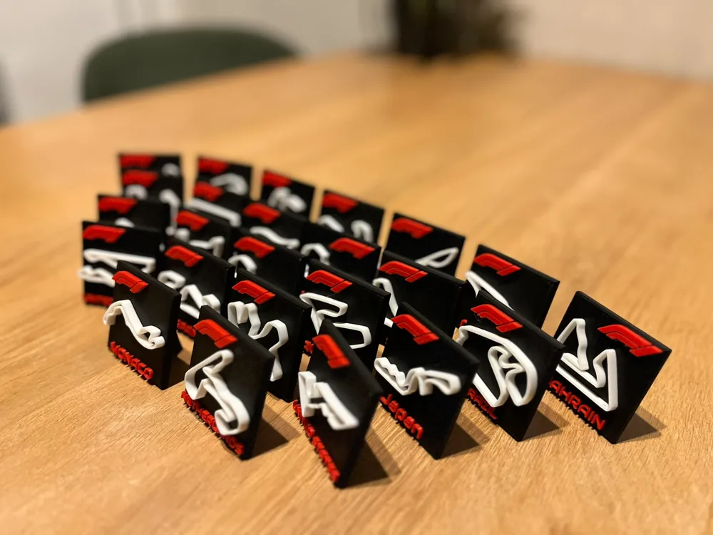 F1 Formula One 2026 Mini Circuits / Tracks - Free 3D Print Model ...