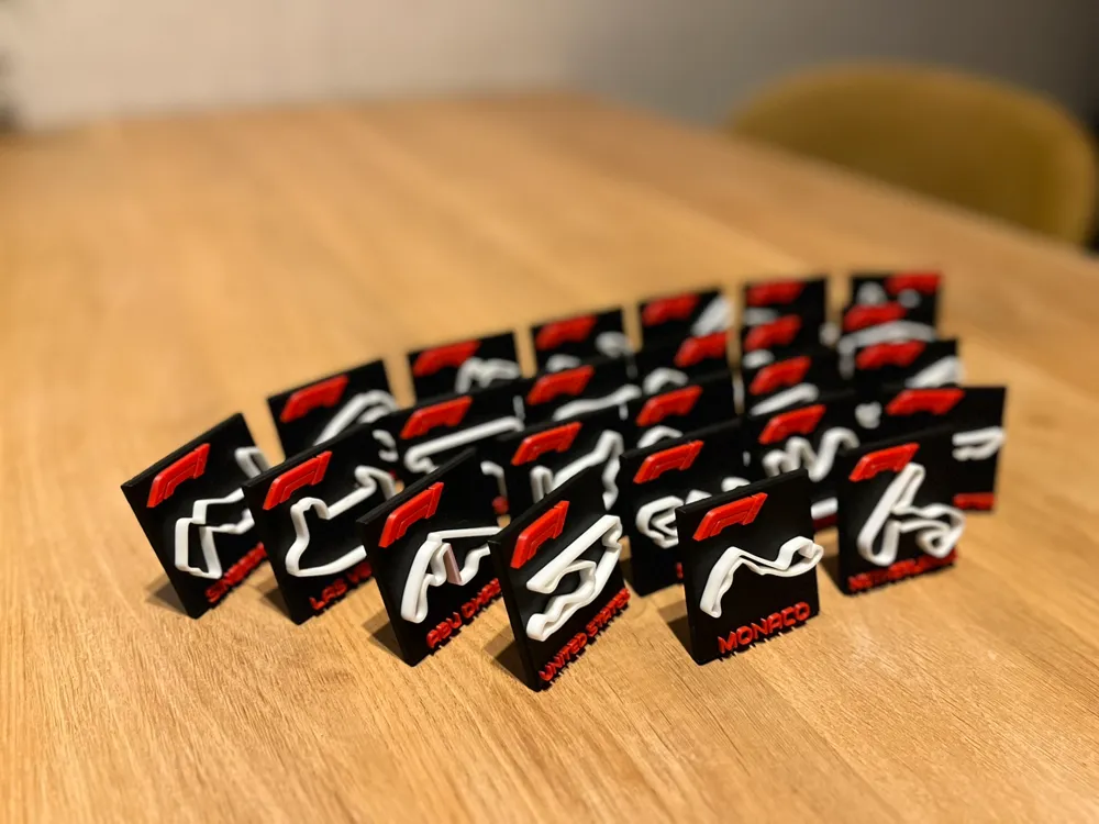 F1 Formula One 2026 Mini Circuits / Tracks - Free 3D Print Model ...